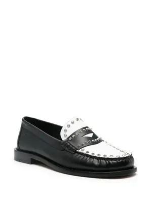 Sandro Two-tone Leather Loafers