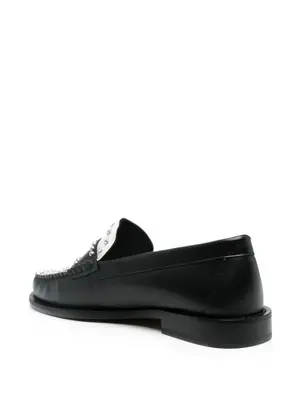 Sandro Two-tone Leather Loafers