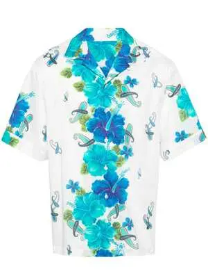 Etro Floral-print Cotton Shirt - White