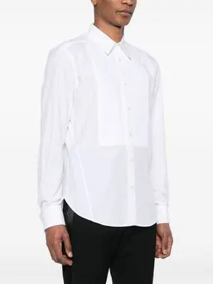 LANVIN Pintuck-detail Cotton Shirt