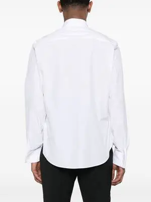 LANVIN Pintuck-detail Cotton Shirt