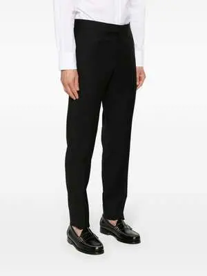 LARDINI Tapered Wool Trousers