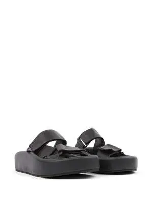 MAISON MARGIELA Webbing Leather Sandals - Black