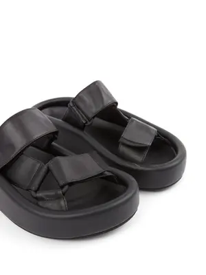 MAISON MARGIELA Webbing Leather Sandals - Black