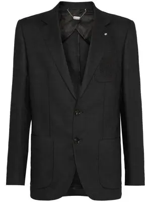 BILLIONAIRE Linen Single-breasted Blazer