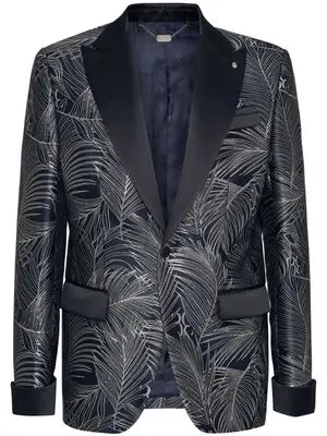 BILLIONAIRE Jacquard Single-breasted Blazer