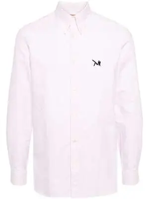 Calvin Klein Logo-appliqué Cotton Shirt