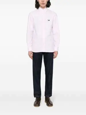 Calvin Klein Logo-appliqué Cotton Shirt