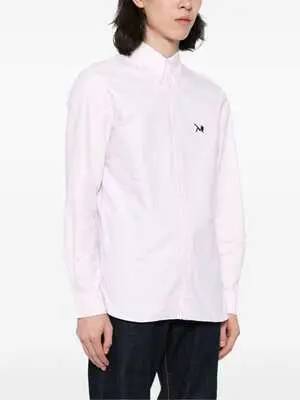 Calvin Klein Logo-appliqué Cotton Shirt