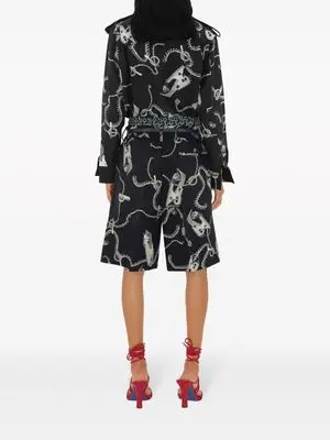 Burberry Knight Hardware Silk Shirt - Black