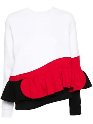 Ioana Ciolacu Ruffle Sweatshirts Hoodies For Women