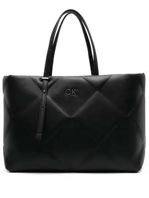 Calvin Klein Embossed-finish Tote Bag