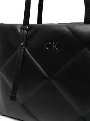 Calvin Klein Embossed-finish Tote Bag