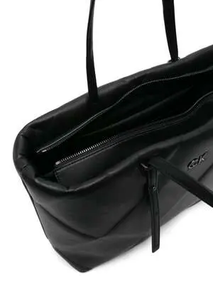Calvin Klein Embossed-finish Tote Bag
