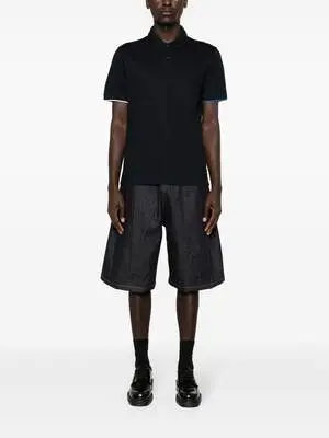 BOSS Piqué-weave Cotton Polo Shirt - Blue