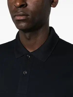 BOSS Piqué-weave Cotton Polo Shirt - Blue