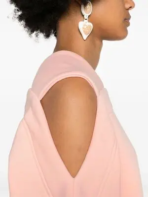 IOANA CIOLACU Cold-shoulder Sweatshirt - Pink