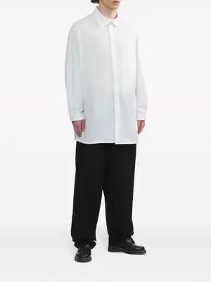 Yohji Yamamoto Layered-collar Cotton Shirt