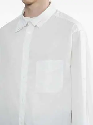 Yohji Yamamoto Layered-collar Cotton Shirt