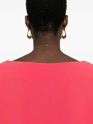 Alberto Biani Boat-neck Blouse - Pink