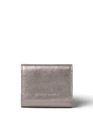 Brunello Cucinelli Logo-debossed Leather Wallet