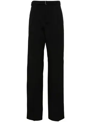 Lanvin Black Wash Pants For Men