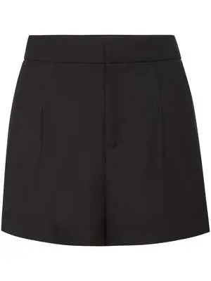 Philipp Plein Logo-plaque Satin Shorts - Black
