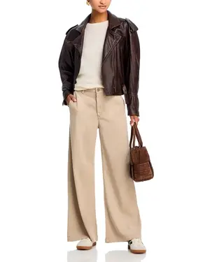 Ag Caden Wide-leg Pants - Flax