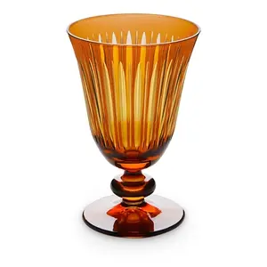 L'Objet Prism Wine Glasses, Set Of 4 - Amber