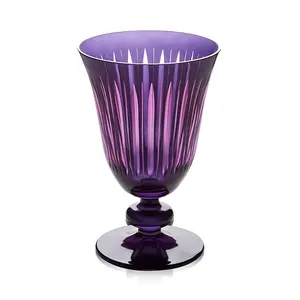 L'Objet Prism Wine Glasses, Set Of 4 - Purple