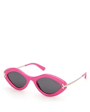 Emilio Pucci Geometric Sunglasses Fuchsia/smoke