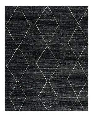 STARK STUDIO RUGS Baha Kcc993 Area Rug, 8' X 10' Onyx/black