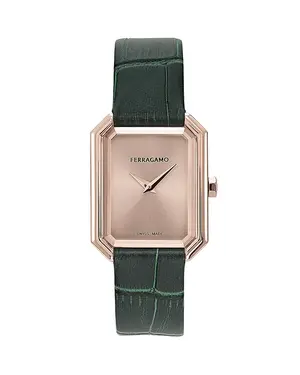 FERRAGAMO Crystal Watch - Pink/green