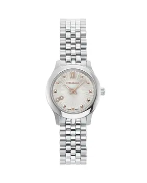 FERRAGAMO Duo Mini Watch 25mm - Silver