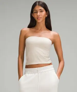 Lululemon Lululemon Wundermost Ultra-Soft Nulu Tube Top Mojave Tan