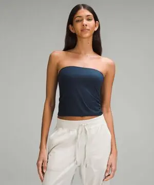 Lululemon Lululemon Wundermost Ultra-Soft Nulu Tube Top True Navy
