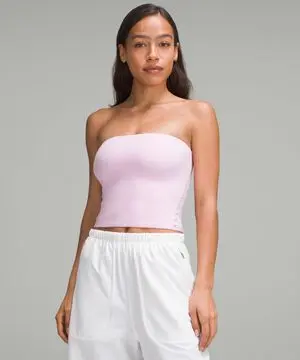 Lululemon Lululemon Wundermost Ultra-Soft Nulu Tube Top Vitapink