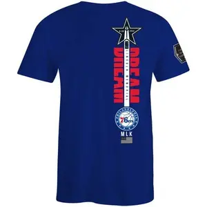 FISLL X Black History Collection Philadelphia 76ers T-shirt - Blue