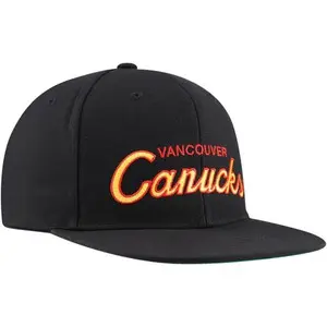 Mitchell & Ness Vancouver Canucks Core Team Script 2.0 Snapback Hat