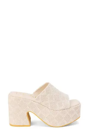 Matisse Como Platform Sandals - Beige