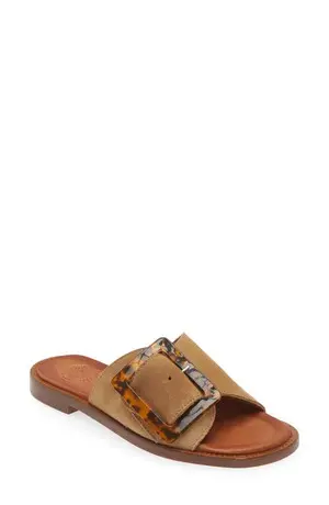 Penelope Chilvers Biarritz Buckle Sandal - 237 Camel