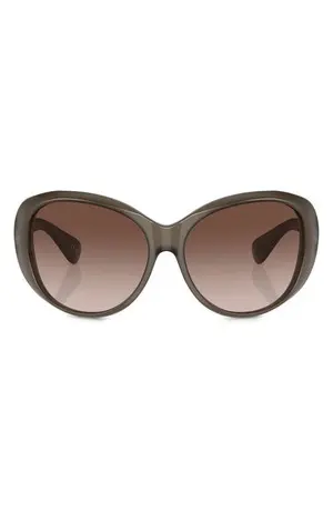 Oliver Spencer Maridan Oversized Round Sunglasses - Taupe