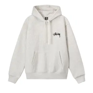 StÜssy 8 Ball Fade Hooded Sweatshirt - Grey