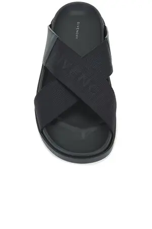Givenchy G Plage Crossed Strap Sandals