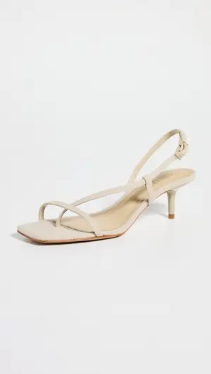 Schutz Heloise Sandal Heels - Oyster