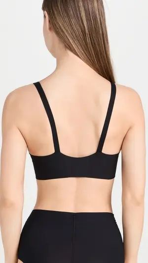 Spanx Smooth Bra-llelujah! Adjustable Plunge Wireless Lift Bra - Very Black