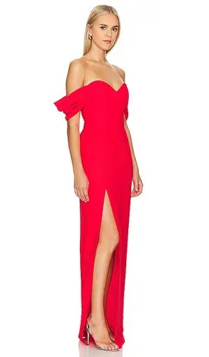 Amanda Uprichard X Gown - Crimson