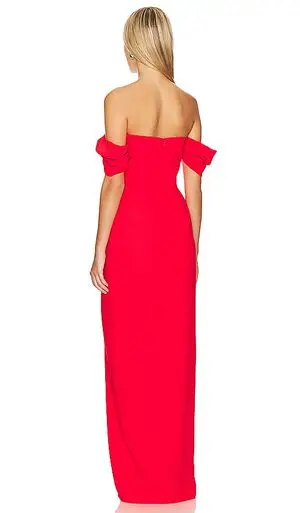 Amanda Uprichard X Gown - Crimson