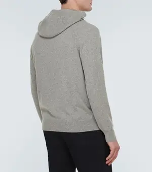Loro Piana Merano Cashmere Zip-up Hoodie - Grey