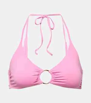 Melissa Odabash Hamburg Ring Bikini Top - Pink
